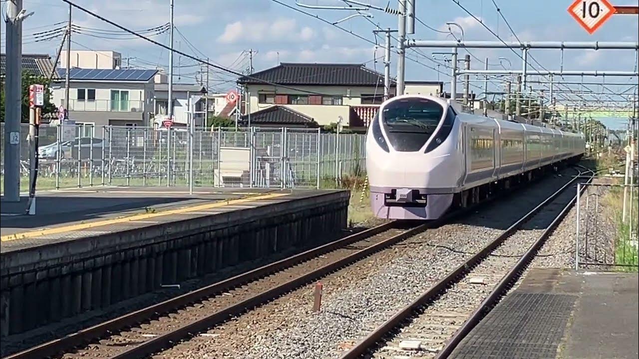 【普通の真横を通過】E657系K16編成特急ときわ号勝田行き 神立駅通過 - YouTube