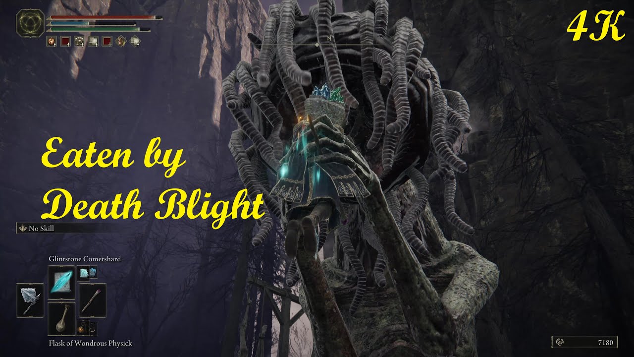 Eaten by Death blight Giant. Spit me out then we both kill each other ...