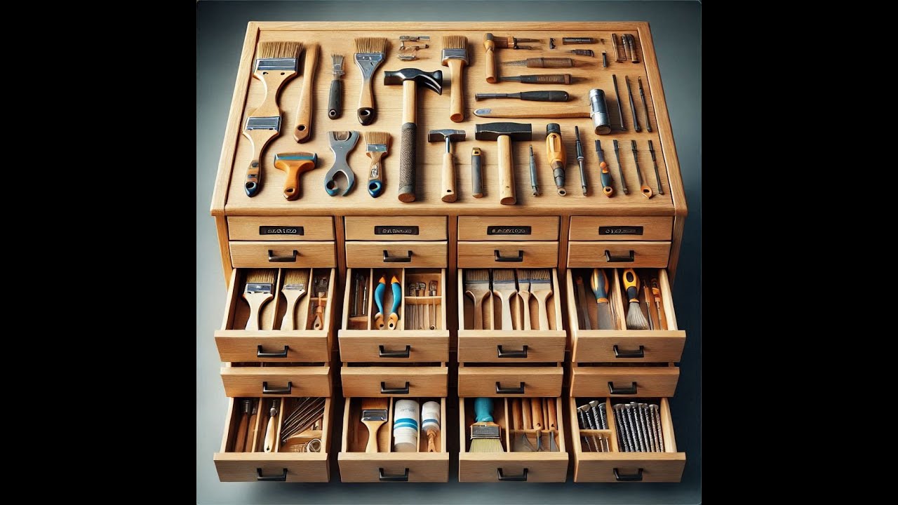 Storage shelves for the model bench, and a couple of kits - YouTube