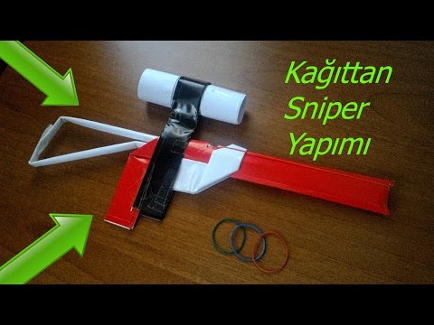 Kağıttan Sniper Yapımı