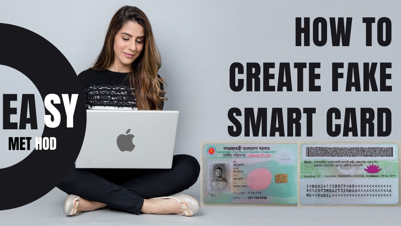 How to make fake Smart NID Card for Bangladesh ! ফেইক স্মার্ট কার্ড ...