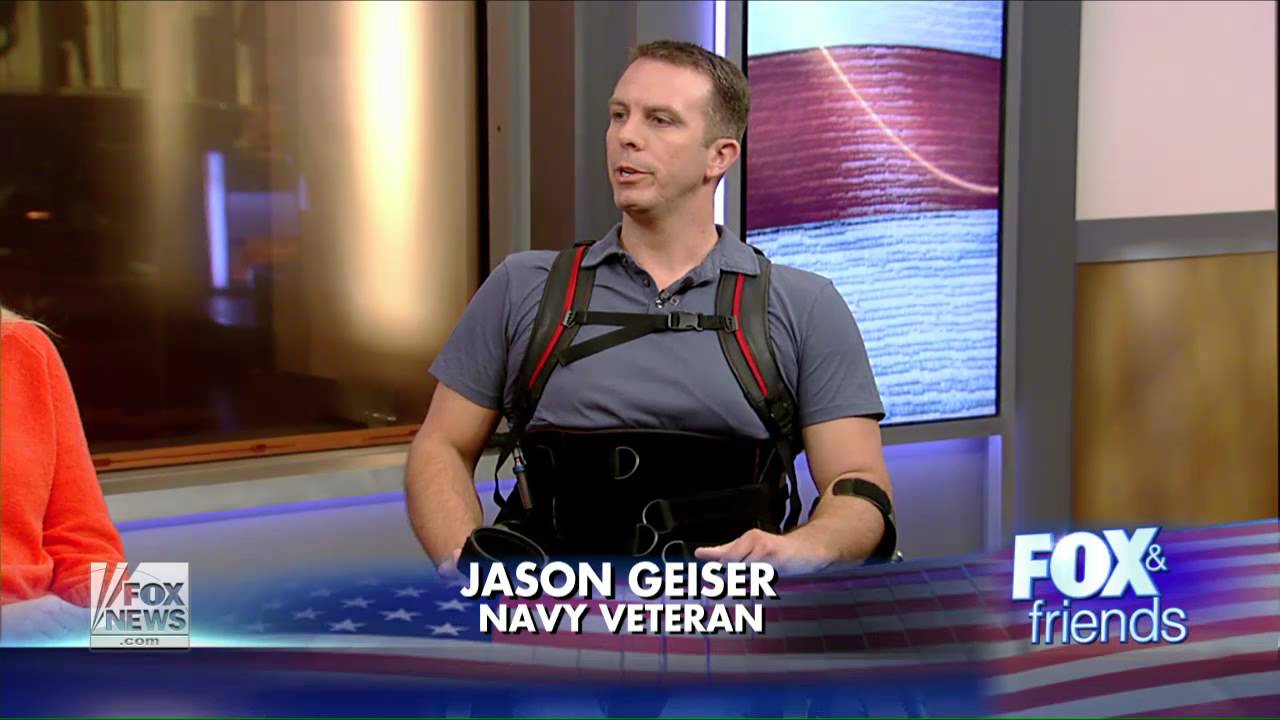 SoldierStrong demonstrates exoskeleton device on Fox & Friends - YouTube