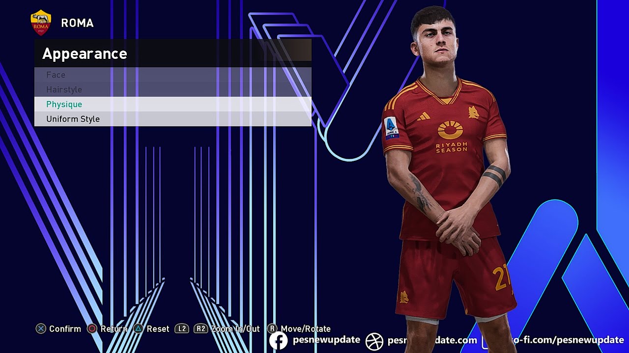 AS ROMA New Kits 23-24 / RIYADH SEASON 23-24 I EFOOTBALL #ASROMA # ...