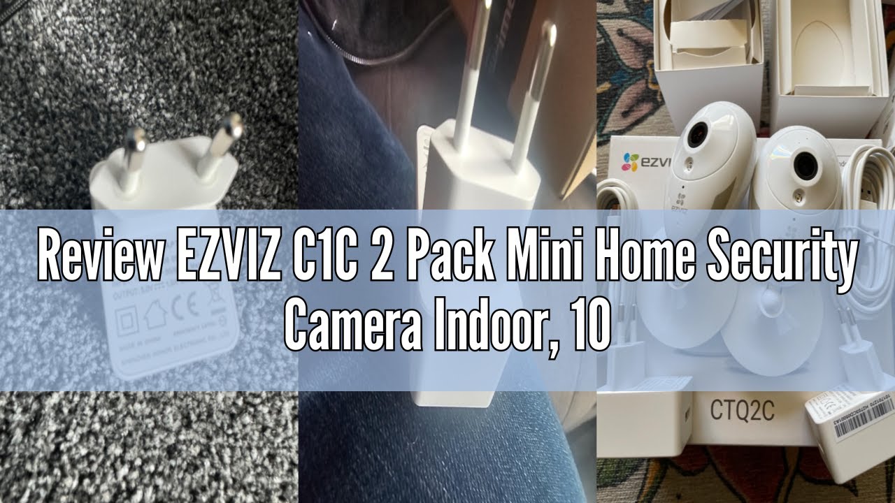 Review EZVIZ C1C 2 Pack Mini Home Security Camera Indoor, 1080P Wifi ...