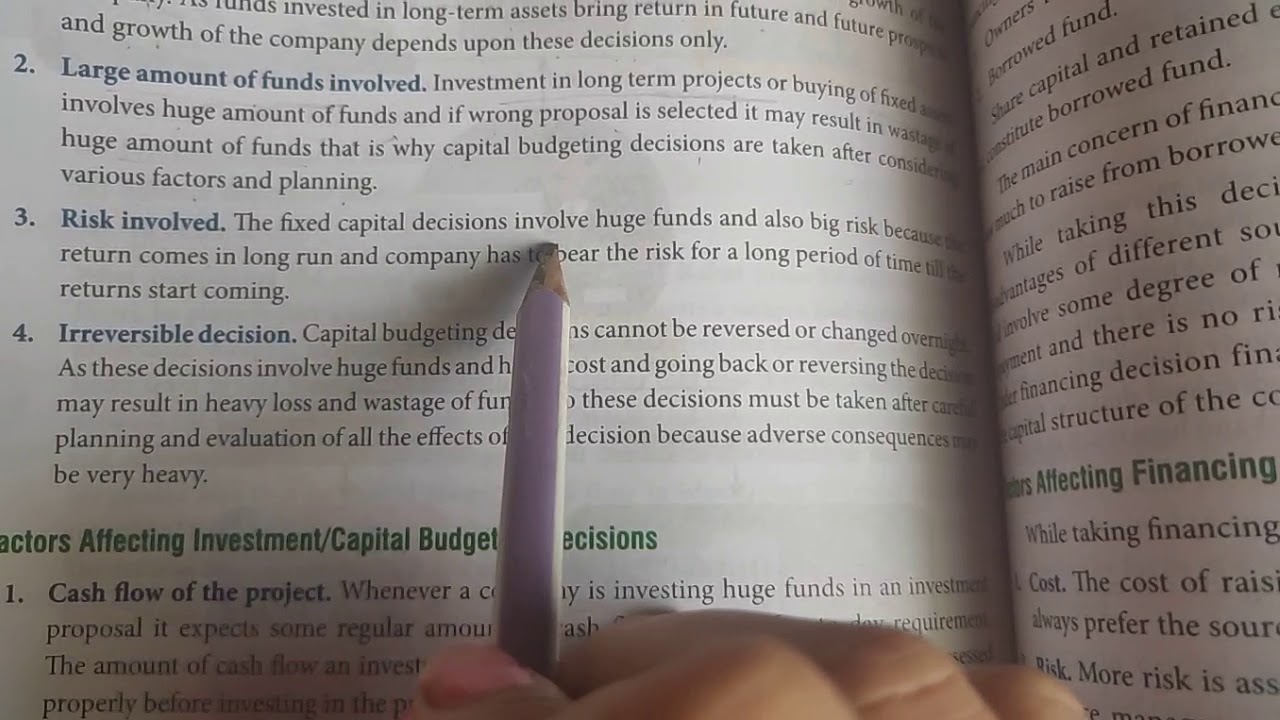 Investment Decision And Its Factors Types Of Financing Decisions investment-decision-and-its-factors-types-of-financing-decisions