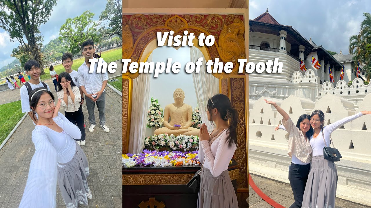 Visit to The Temple of Tooth | Kandy, Sri Lanka | Jeez Yeez Vlog - YouTube