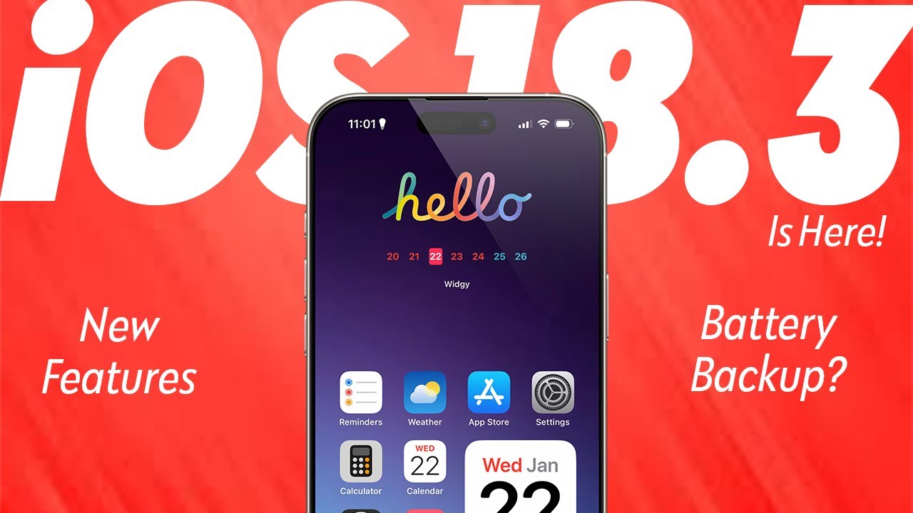 iOS 18.3 is here - With New Changes and Features (Hindi) - YouTube