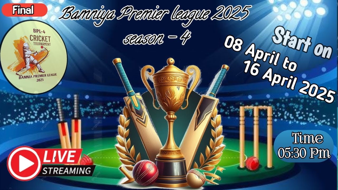 Live Day 9 || Final || Bamaniya Premier League | बामनिया प्रीमियर लीग | (BPL4) Season-4 - YouTube
