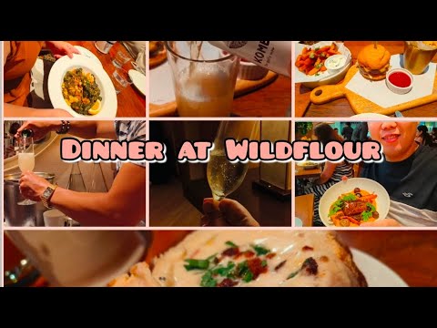 What we ate in Wildflour | Family dinner, night cap, sing along.. - YouTube