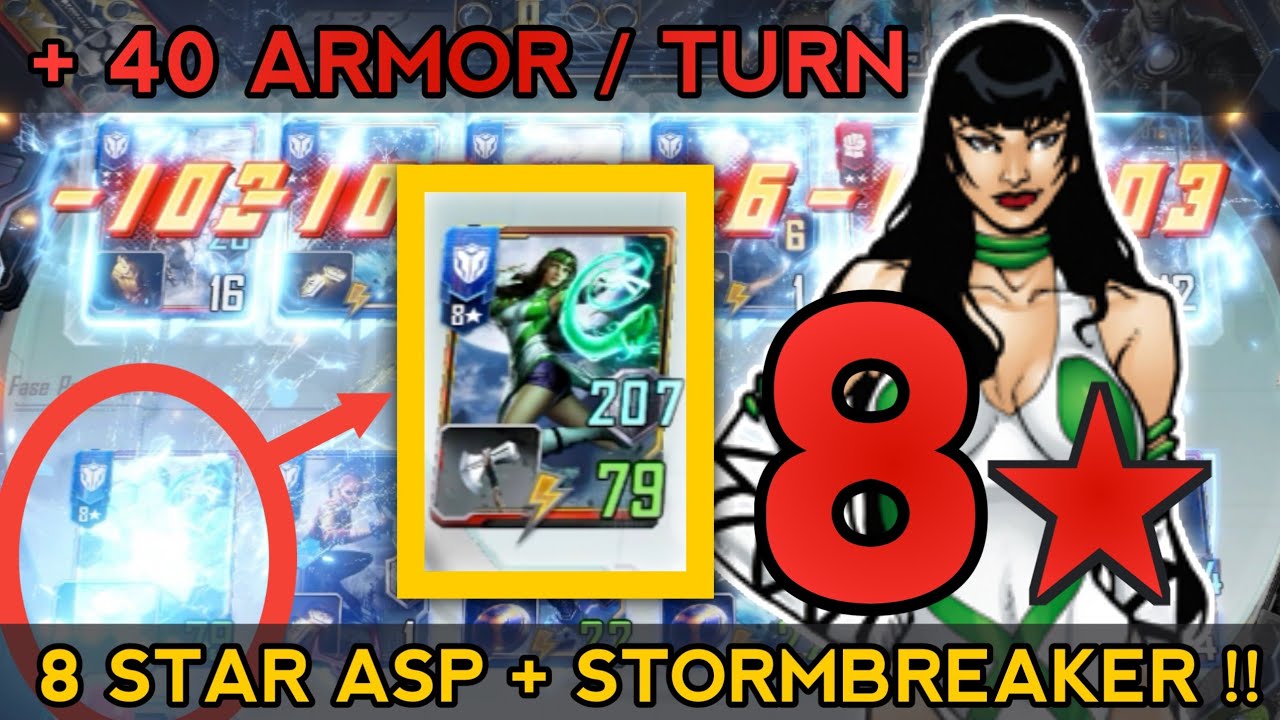 MARVEL DUEL - 8 STAR ASP + STORMBREAKER !! - YouTube