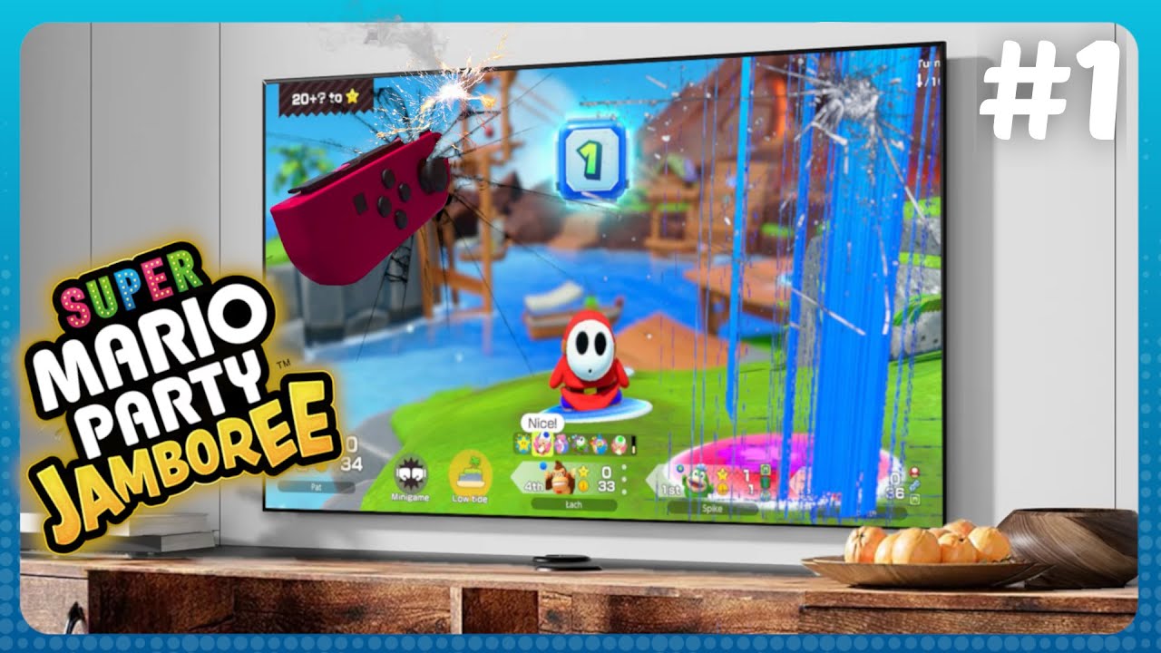 PRZEŚLADUJE NAS PECH… I SPIKE!- Super Mario Party Jamboree (1) - YouTube