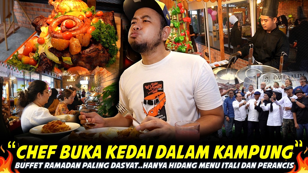 CHEF BERPENGALAMAN 40 TAHUN BUKA KEDAI DALAM KAMPUNG..Artis Terkenal ...