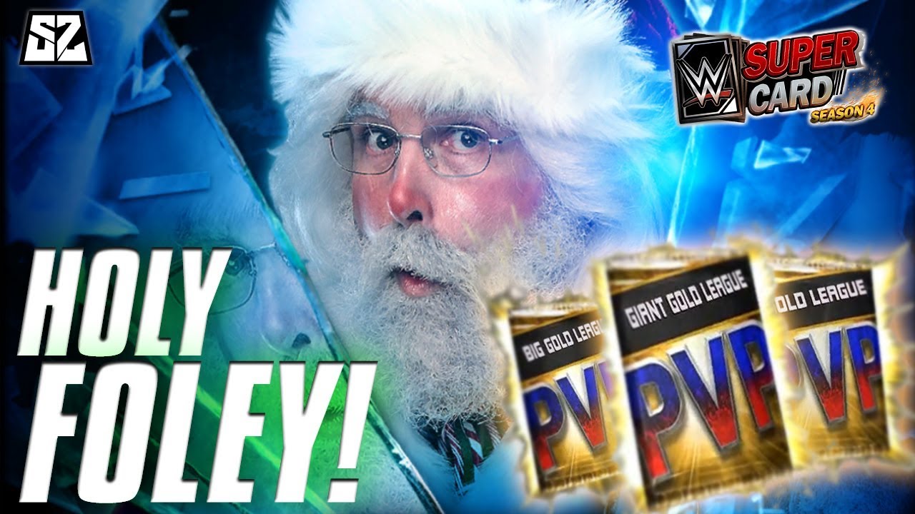 HOLY FOLEY! SANTA RING DOMINATION! GOLD LEAGUE PVP PACK OPENING! | WWE ...