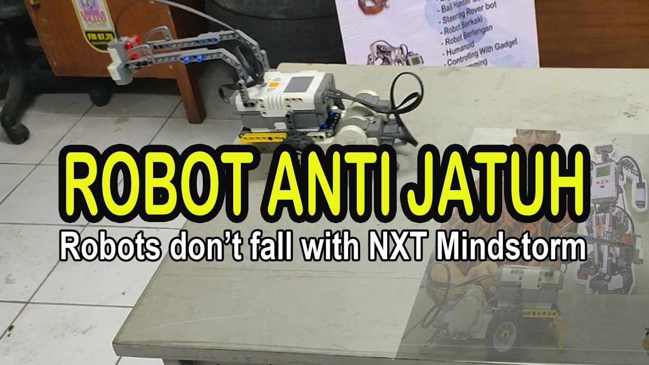 ROBOT ANTI JATUH || Robot can't fall with NXT Mindstorms - YouTube
