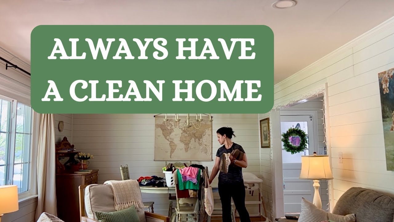 5 EASY ways to keep your house clean - YouTube