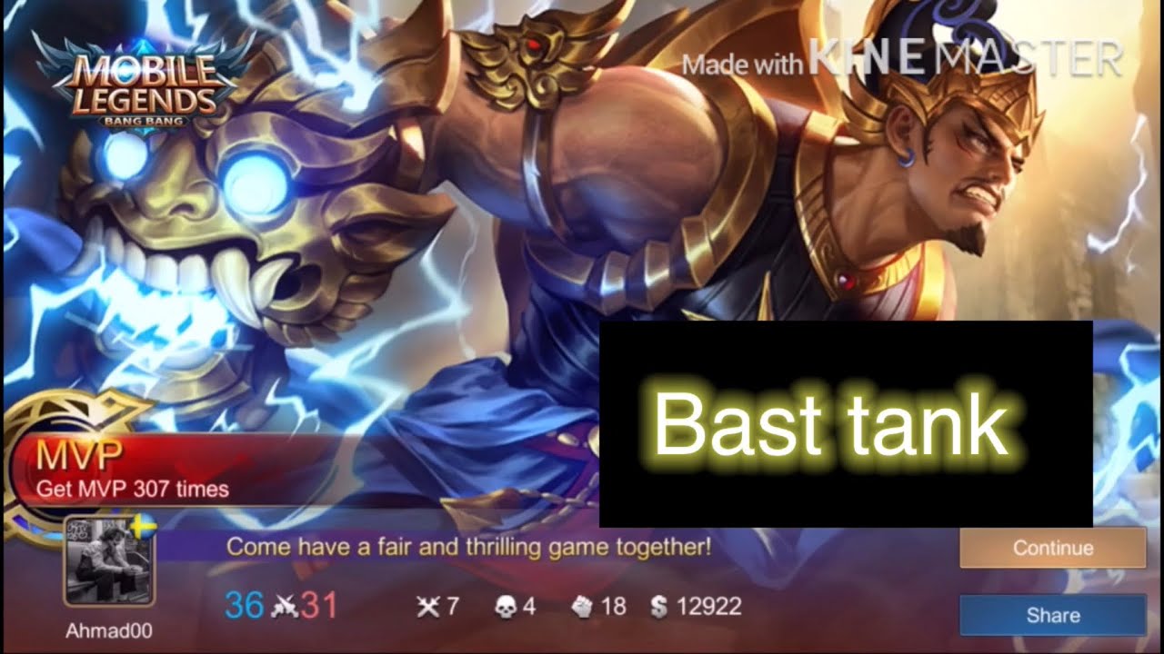 Mobile legends - tank - YouTube