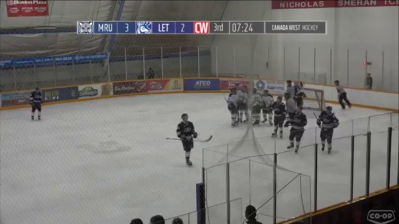 Pronghorns Men's Hockey PxP - Aaron Mahoney - YouTube
