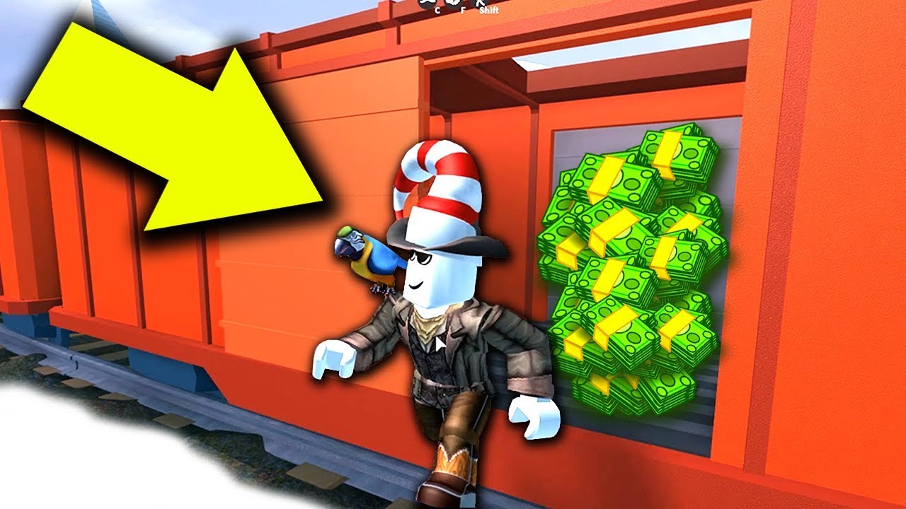 COWBOY TRAIN ROBBERY IN JAILBREAK - YouTube