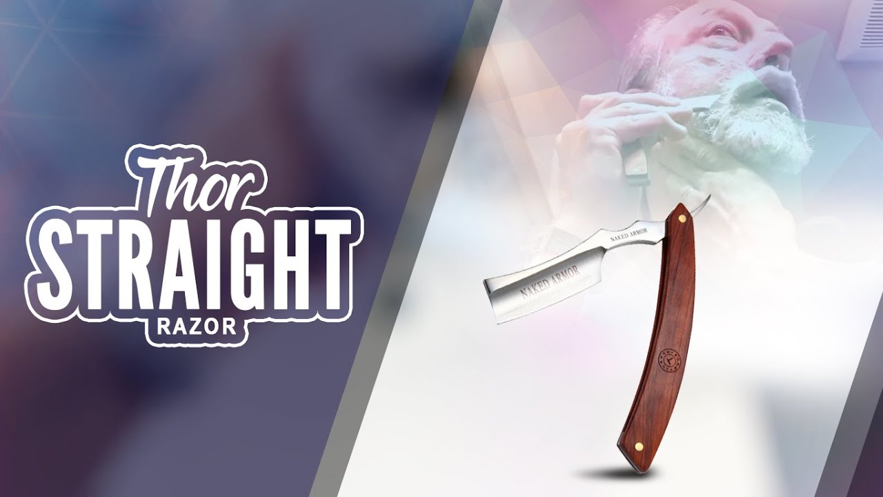 Thor Stainless Steel Straight Razor - YouTube