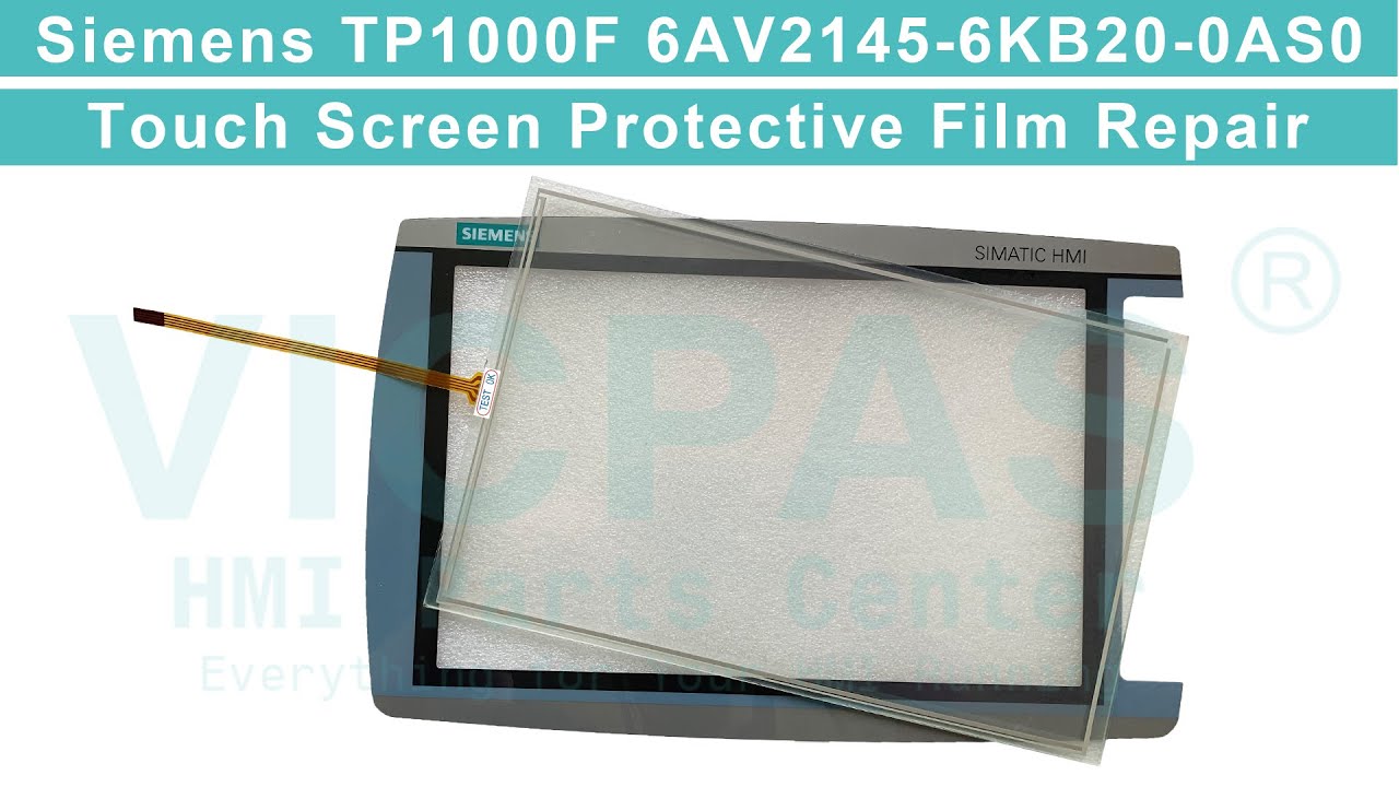 How to Repair Siemens TP1000F 6AV2145-6KB20-0AS0 Touch Screen Front ...