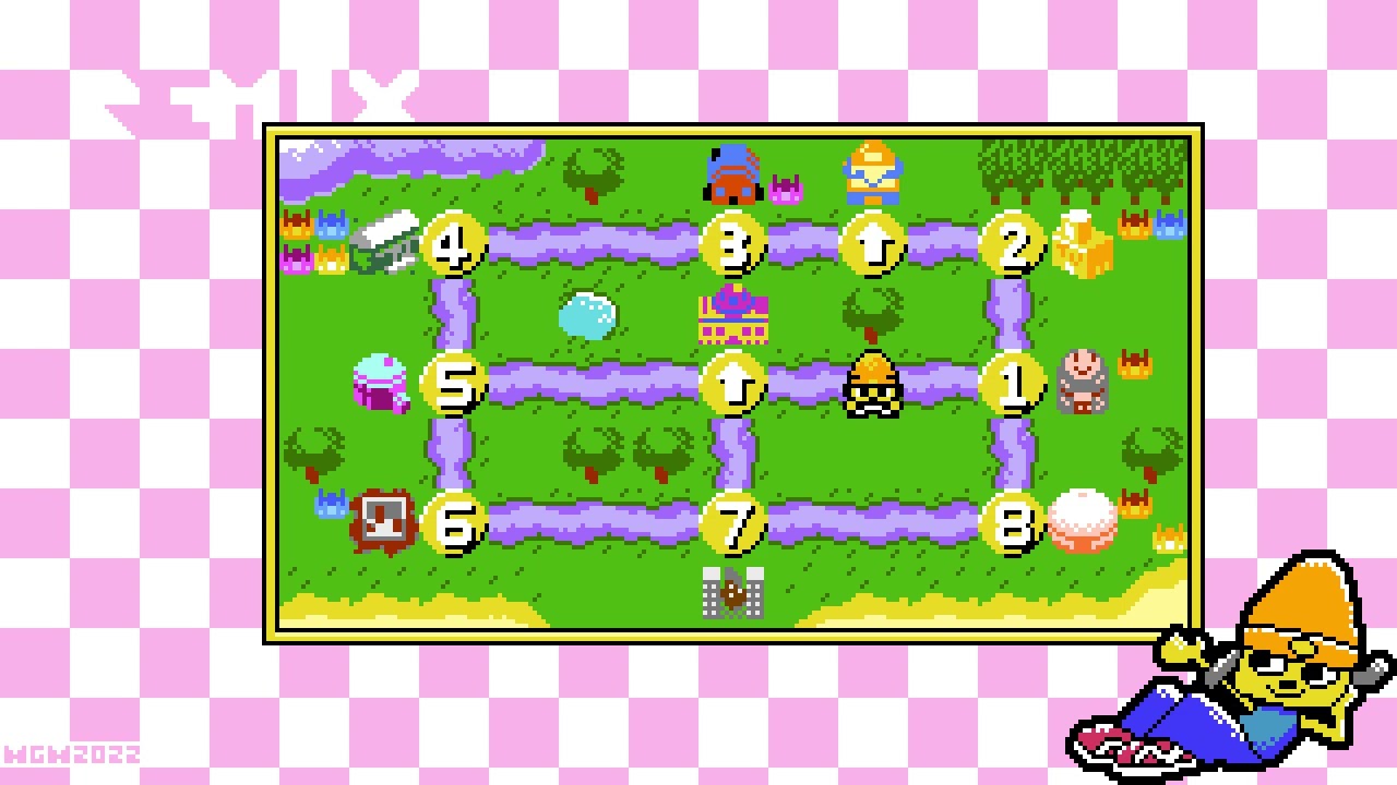 Parappa The Rapper 2 - Stage selection screen NES REMIX - YouTube