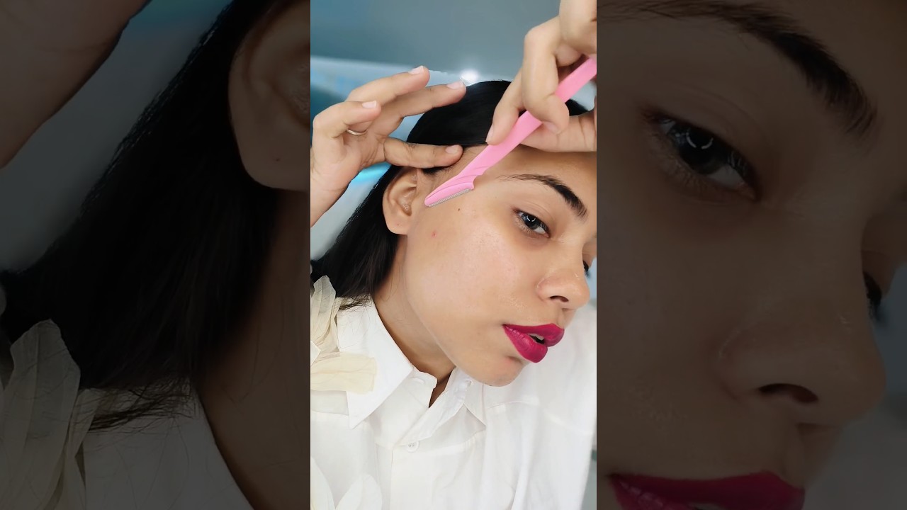 Best way to shave face. Easy and quick. #faceshave#facialtreatment#hairremoval #quick#easy# ...
