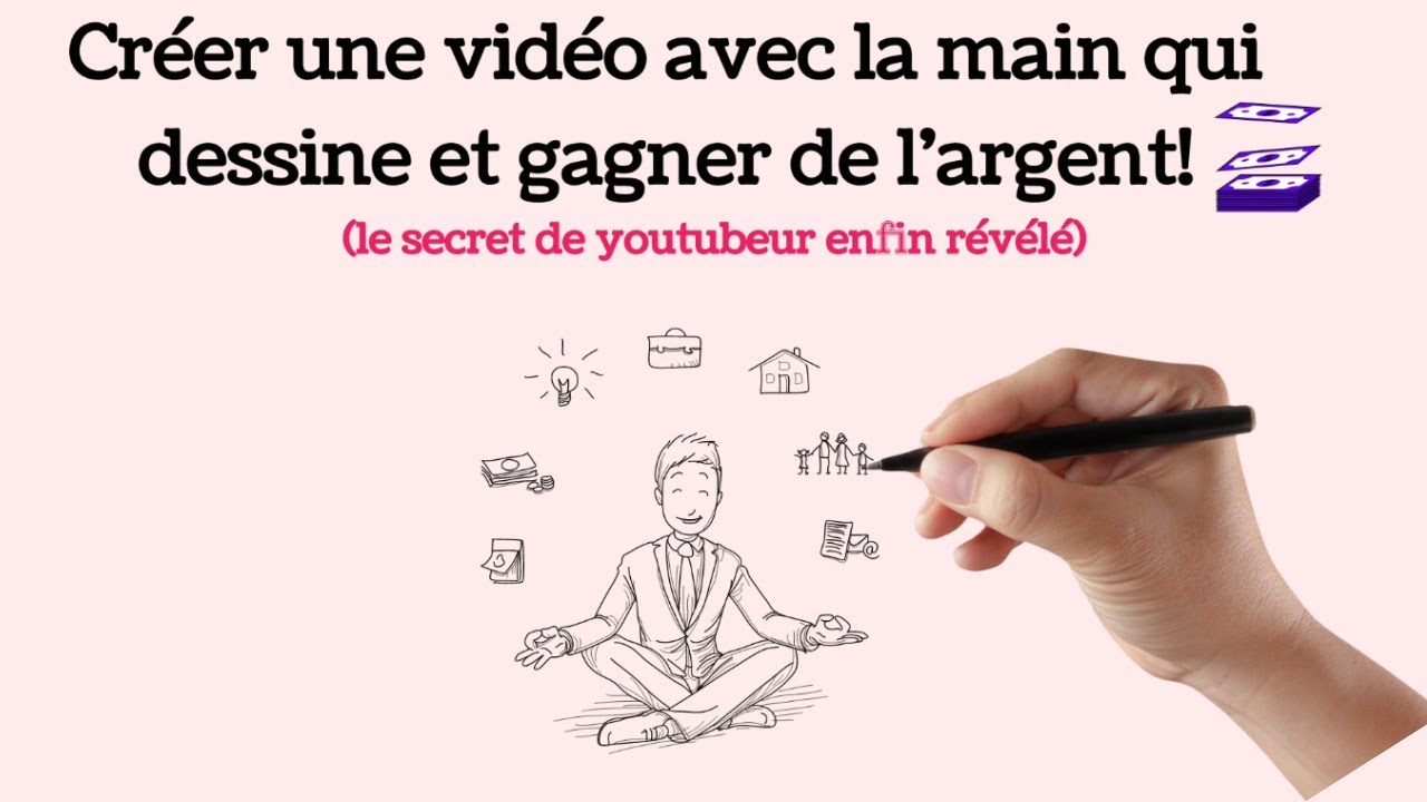 Créer une video avec la main qui dessine gratuitement en 2023 - YouTube