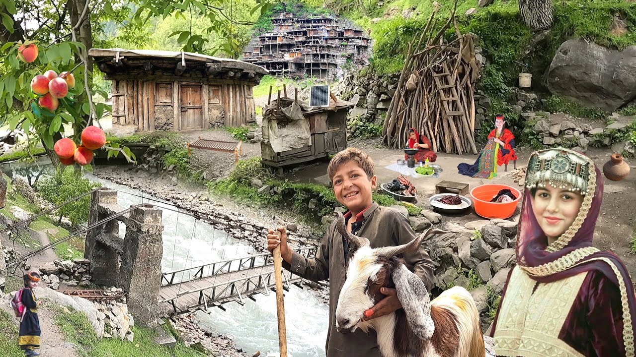 Most Beautiful Pakistan Village Life in Summer at Mountain Village ...