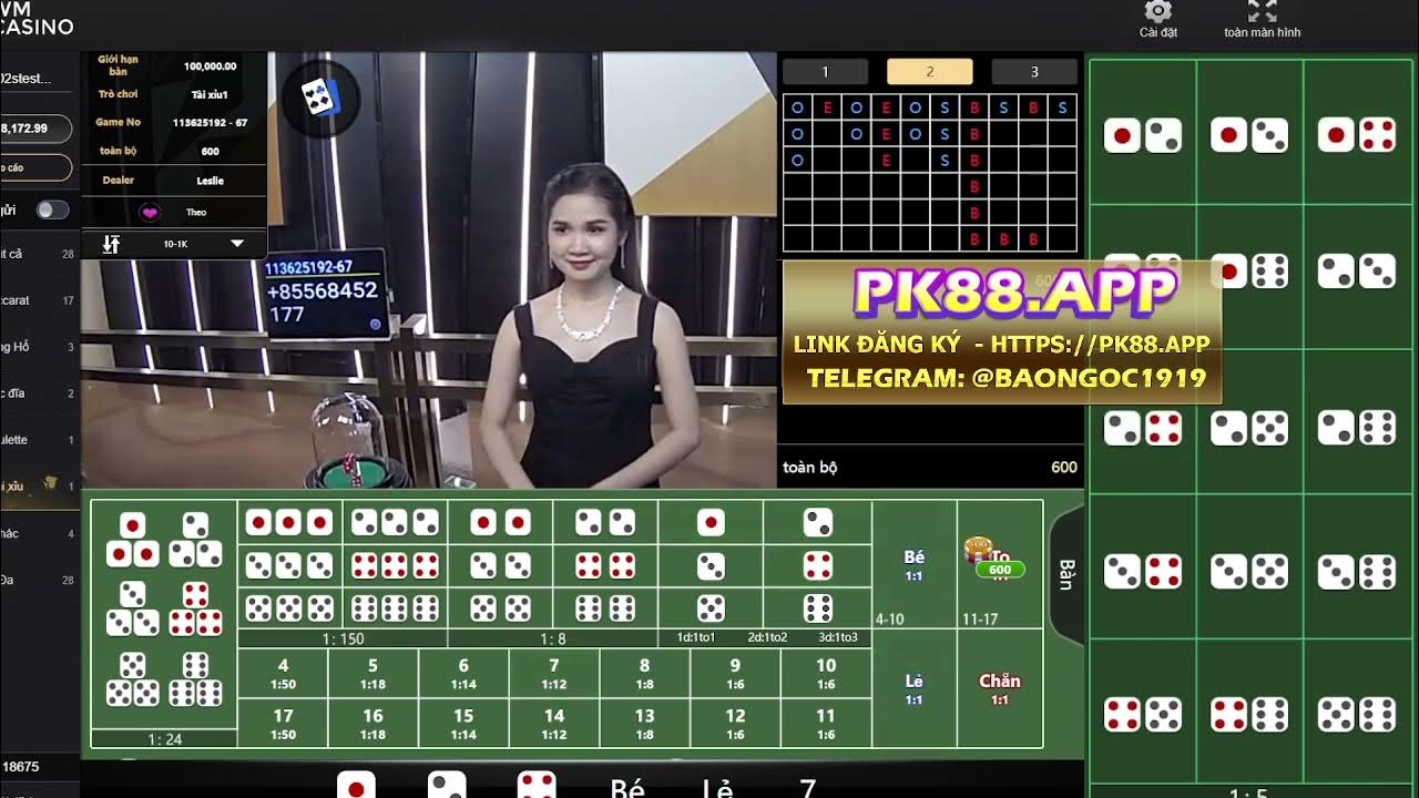 TÀI XỈU ĐỔI THƯỞNG| TÀI XỈU SÀN QUỐC TẾ PK88 - YouTube