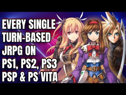 Every Single Turn-Based JRPG on PS1, PS2, PS3, PSP & PS Vita! (No Commentary) - YouTube