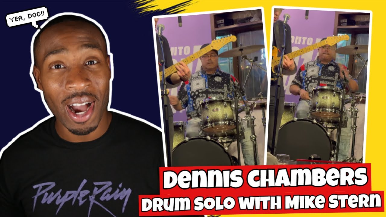KBThaDrummer Reacts to Dennis Chambers Drum Solo with the Mike Stern ...