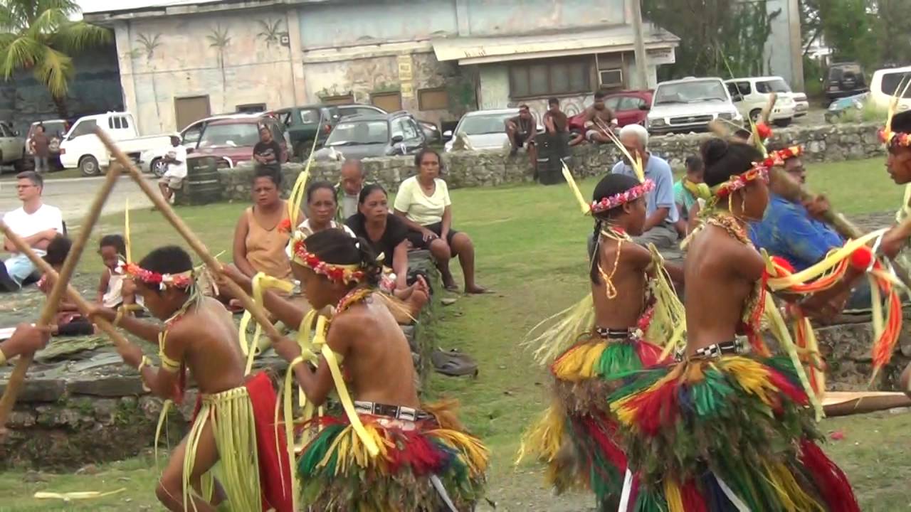 Yapese Bamboo Stick Dance 2014 Part 11/13 - YouTube