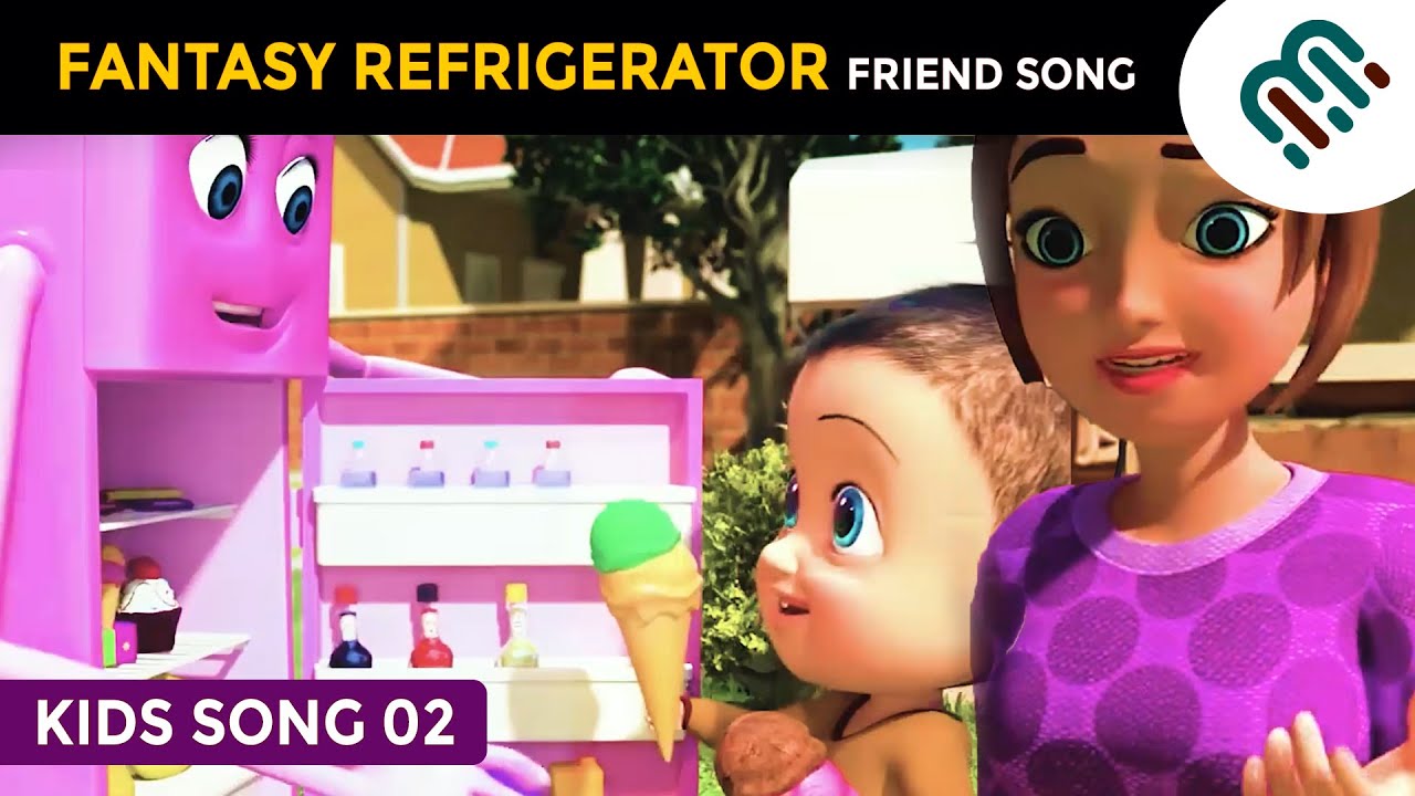 Fantasy Refrigerator Friend Song - Billion Surprise Toys Nursery Rhymes ...