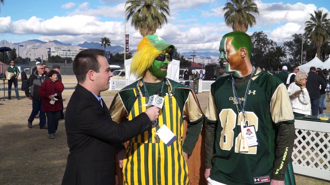 Colorado State fans at pre-Arizona Bowl game tailgate - YouTube