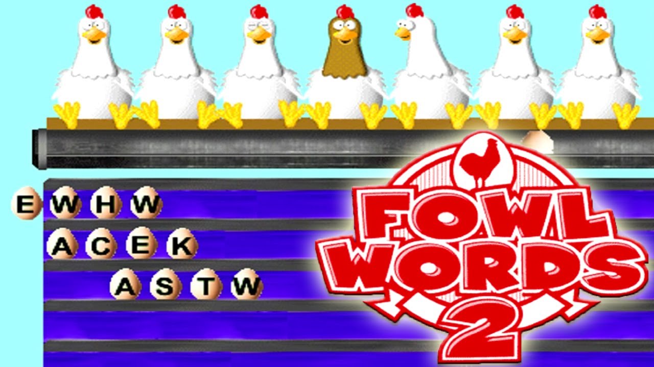 Fowl Words 2 : Trouble at the Chicken Ranch! (Windows game 2003) - YouTube