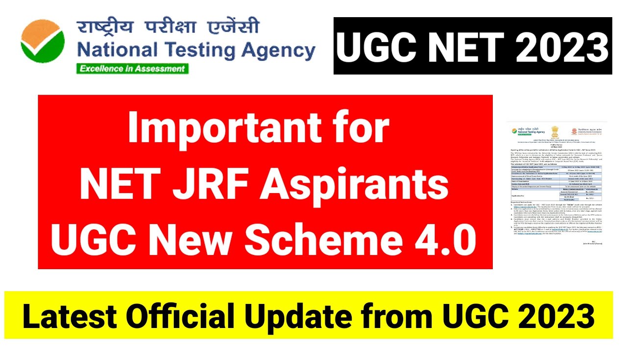 💥Important NET Aspirants !! UGC New Scheme 4.0 | UGC NET Dec 2023 Exam ...