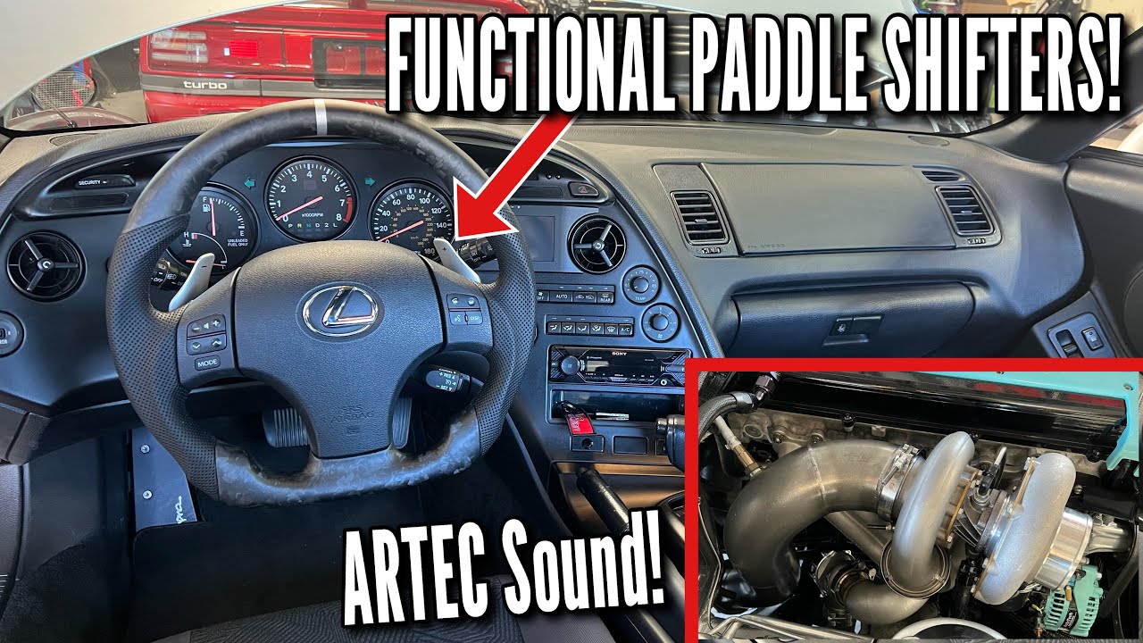MK4 Supra with Paddle Shifters & ARTEC Manifold Sound Clips! - YouTube