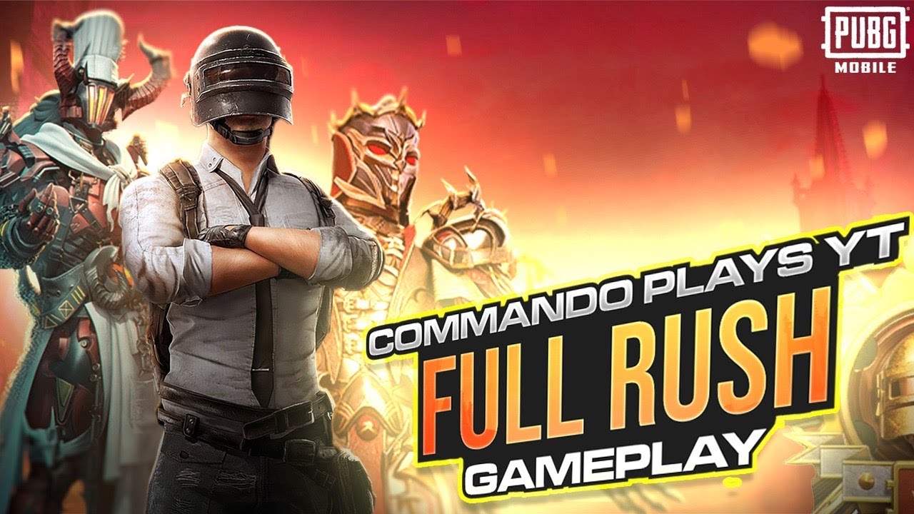 Only Rush Ultimate Royale | Commando Live | PUBG MOBILE | CommandoPlays - YouTube