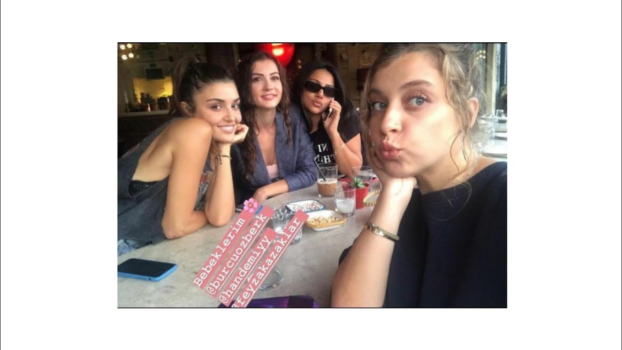 FLASH 😍HANDE ERCEL WITH HER SISTER AND BEST FRIENDS IN HER NEW HOUSE 💥 ...