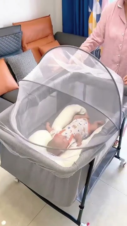 Lit pliant pour bébé #shorts #baby #bebe #maman #babyhome #cutebaby - YouTube