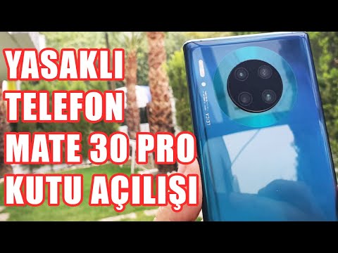 Huawei'nin Yasaklı İlk Telefonu: Mate 30 Pro Kutu Açılışı (Çince Öğreniyoruz!)
