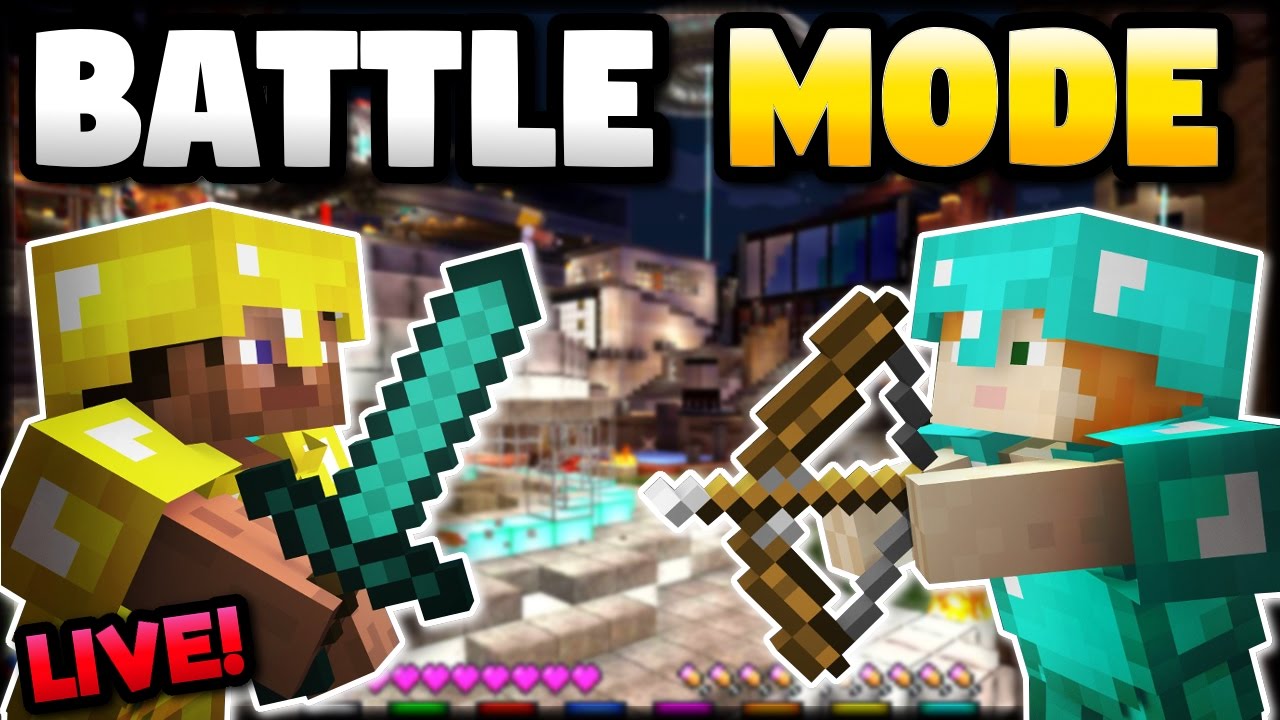 Minecraft BATTLE MODE & GLIDE- PS4 Mini Game Gameplay Multiplayer - YouTube