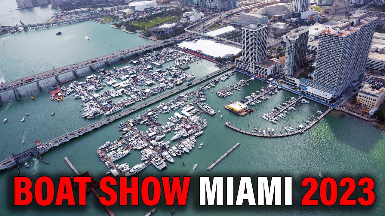 ⚓Miles de botes Boat Show Miami 2023⚓ - YouTube