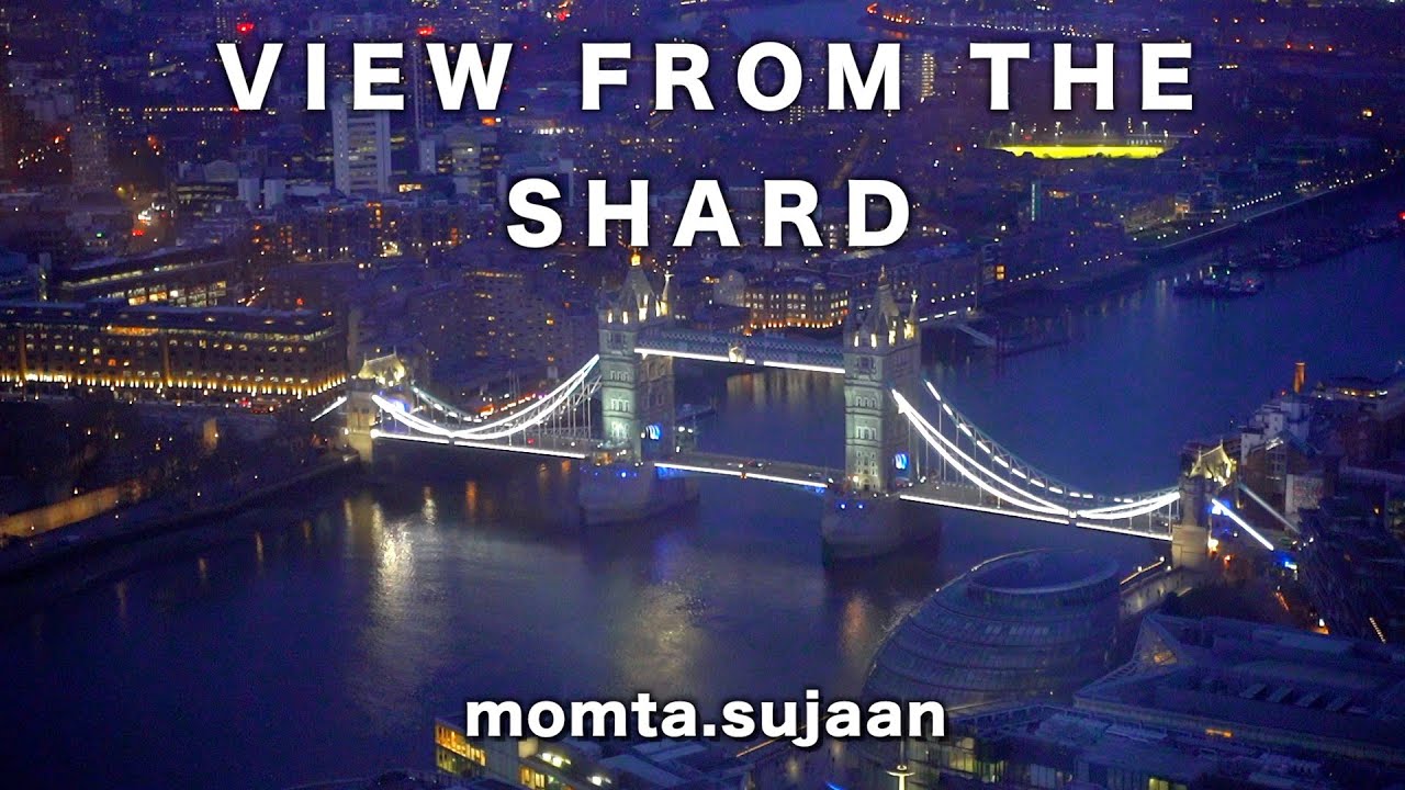 View from the GONG BAR | THE SHARD - YouTube