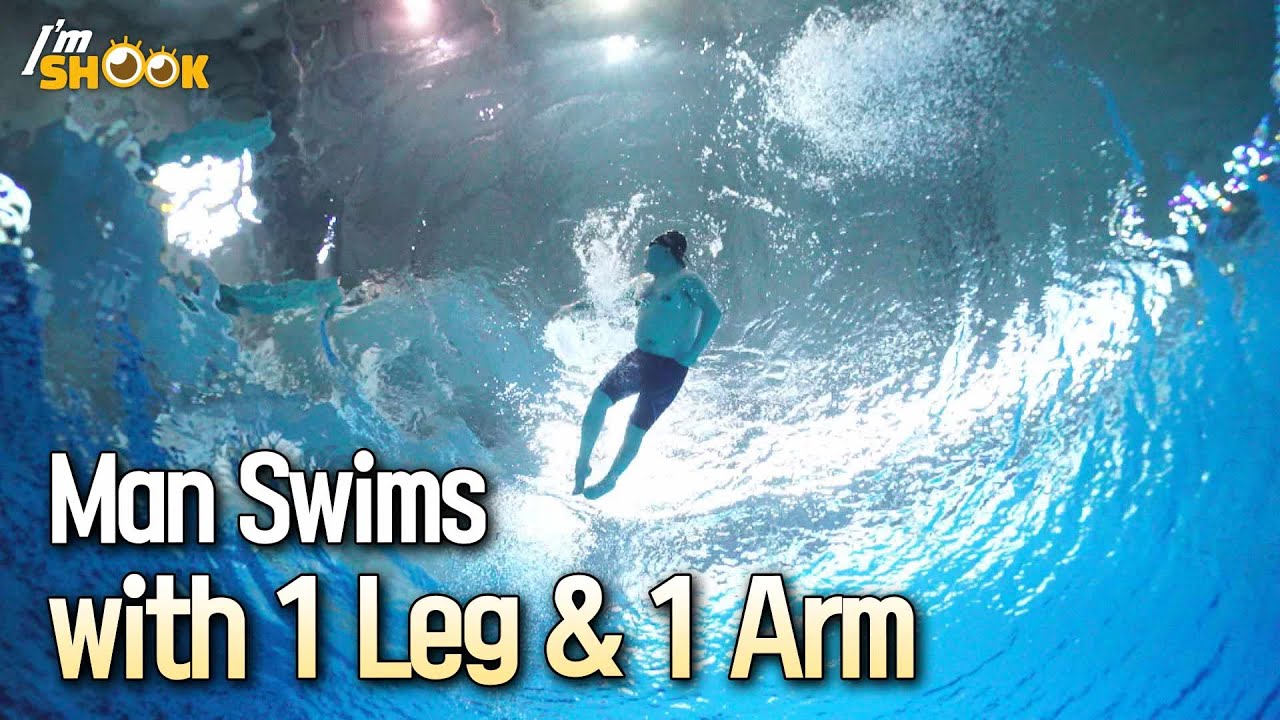 Man Who Swims with One Leg & Arm - YouTube