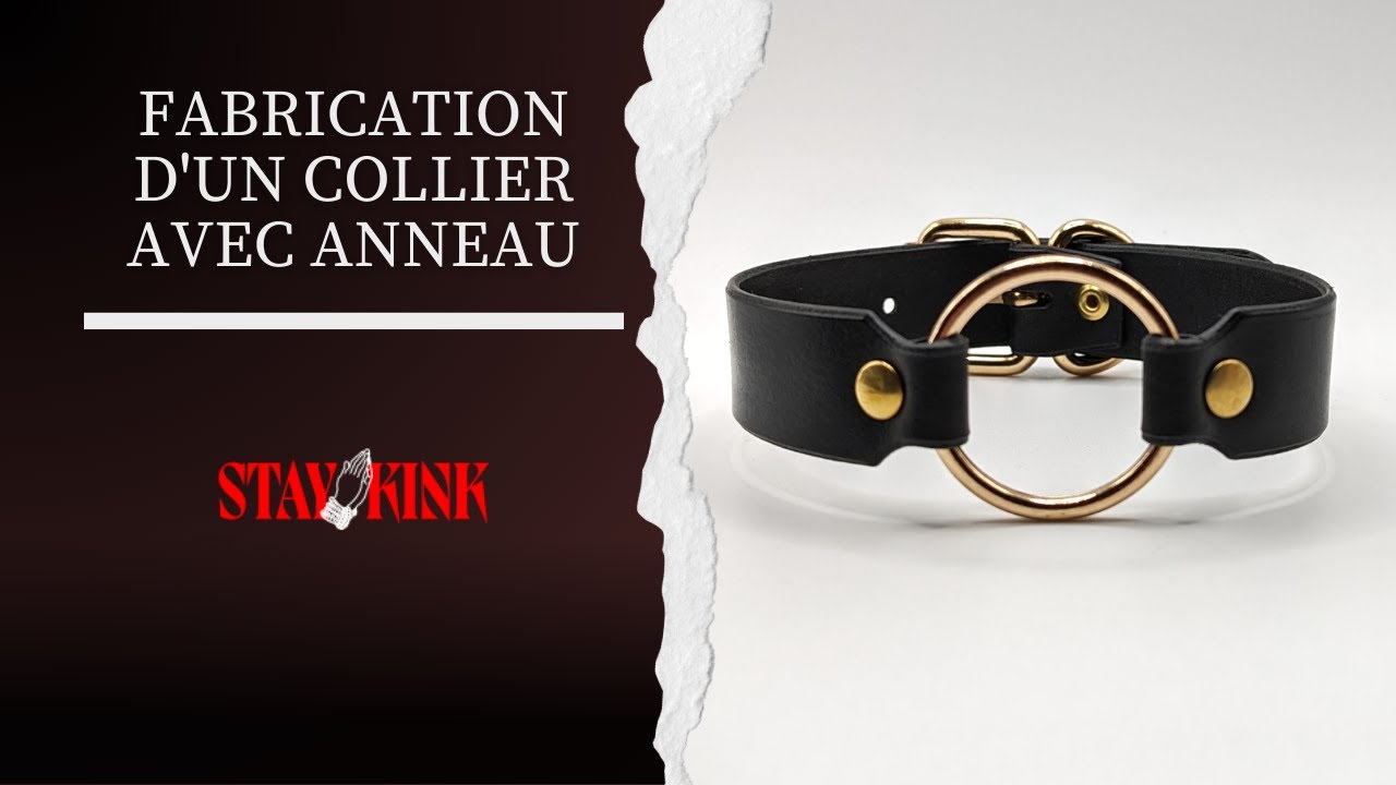 Fabrication d'un collier avec anneau - YouTube