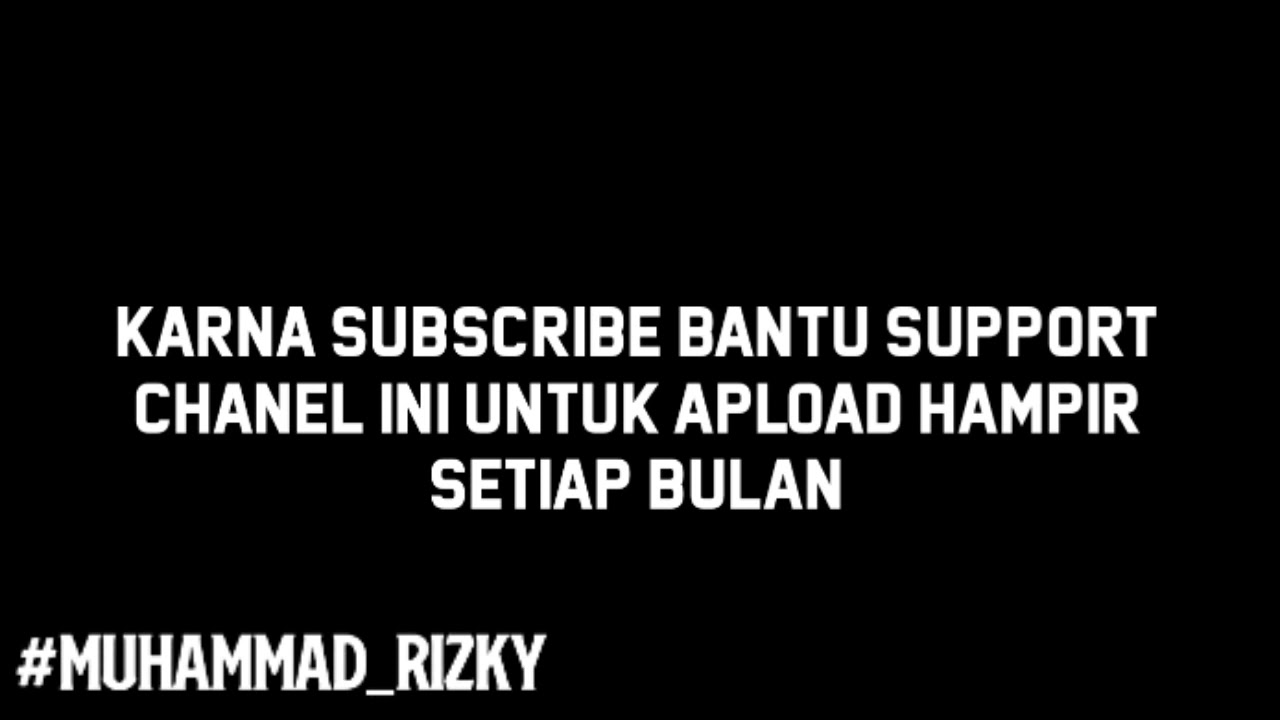 Intro Chanel Muhammad Rizky - YouTube