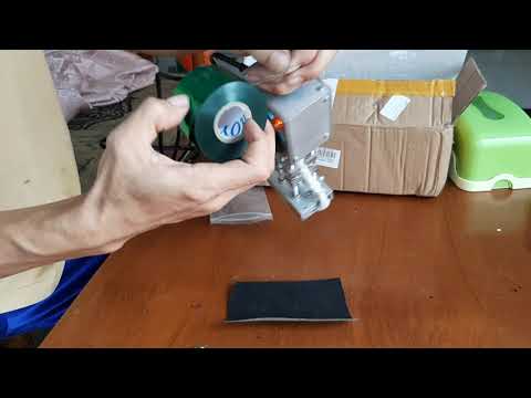 alat emboss hot stamp kulit leather foil plastik dan kayu - YouTube