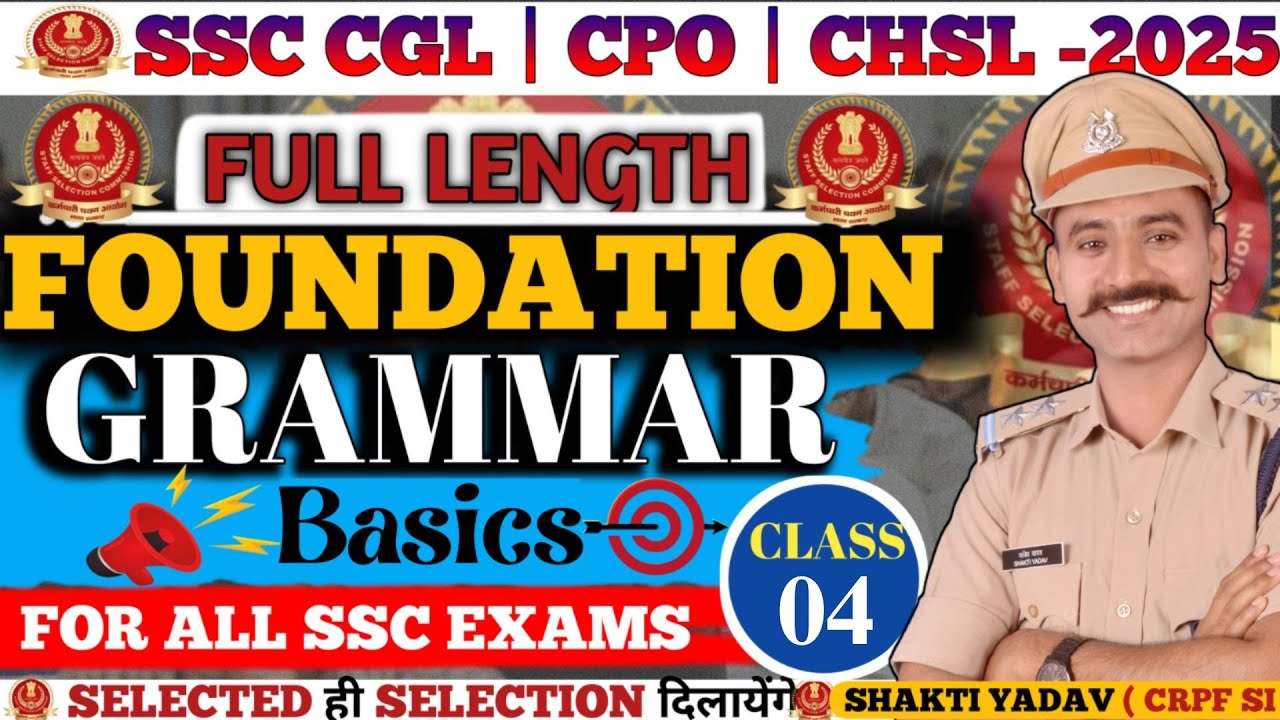 Basics Of Grammar Lec 4 |Grammar Foundation Batch |Zero To Hero # ...
