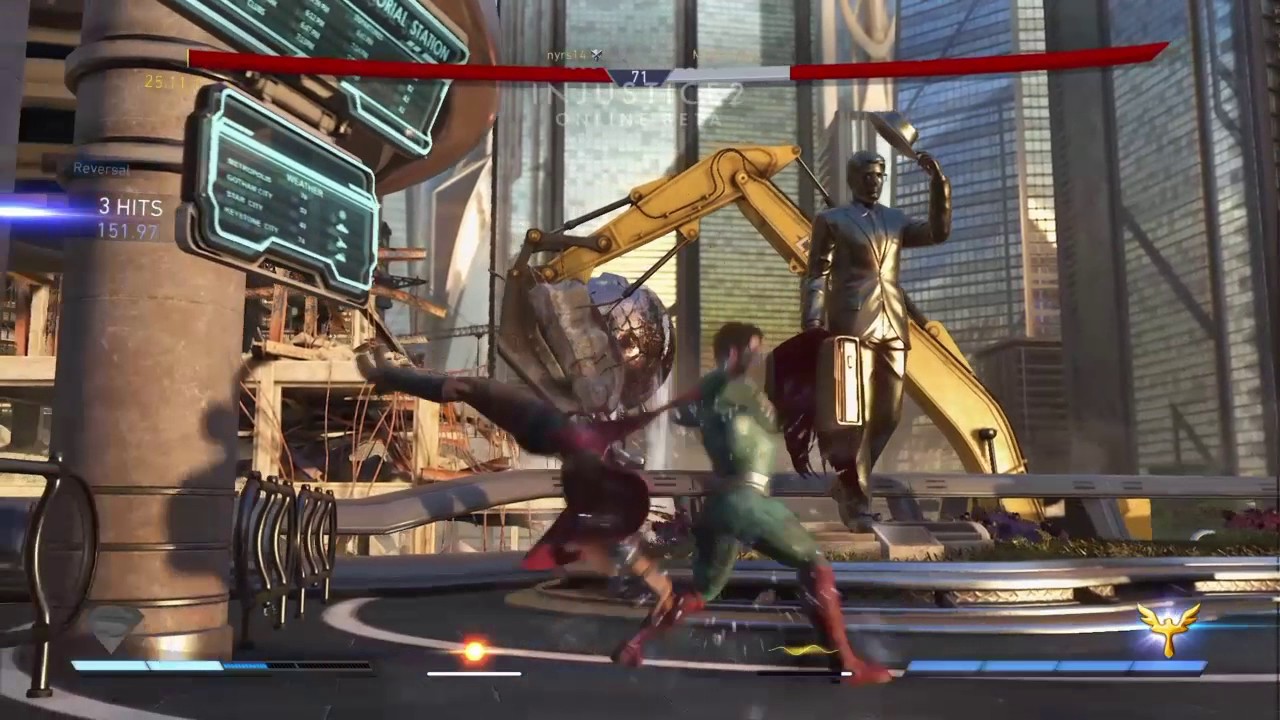 Injustice 2 Online Beta PS4 Online - Metropolis (11) - YouTube
